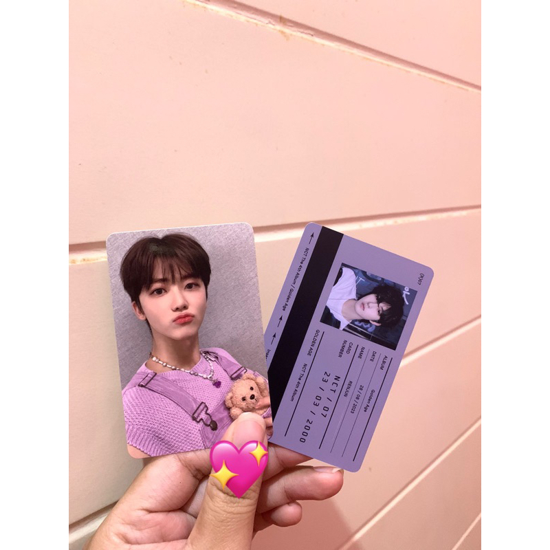 Photocard PC NCT JAEMIN POUT DOLL COLLECTING GOLDEN AGE TRANSPORT ID ...