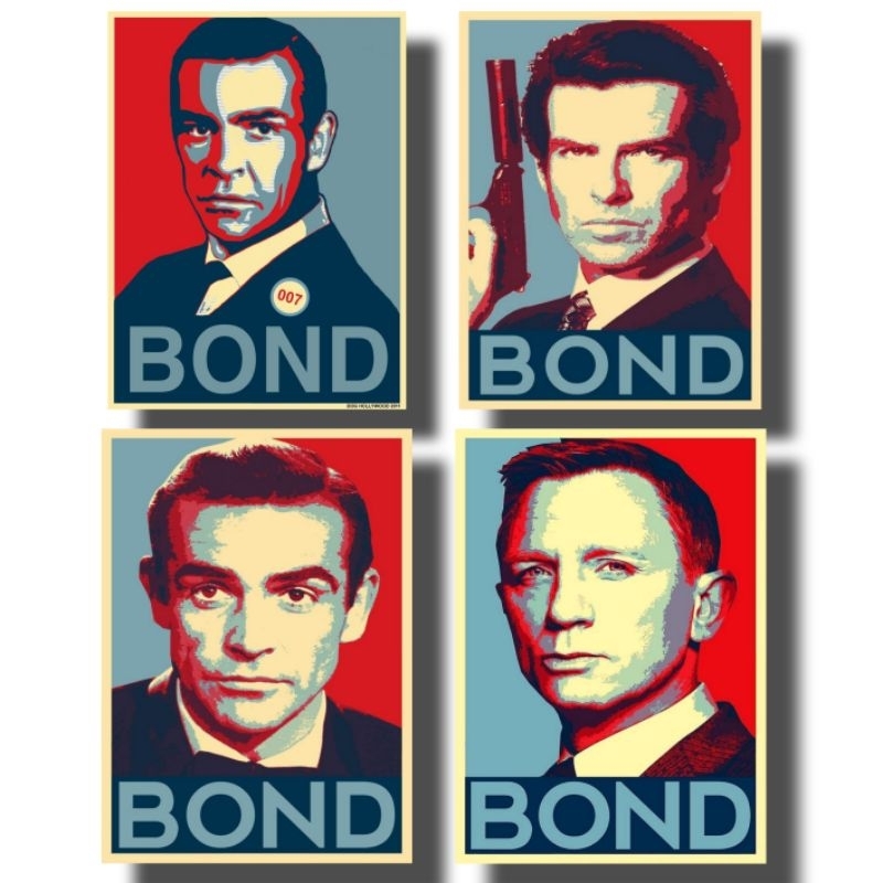 James bond Wall Poster size A3+ | Shopee Malaysia