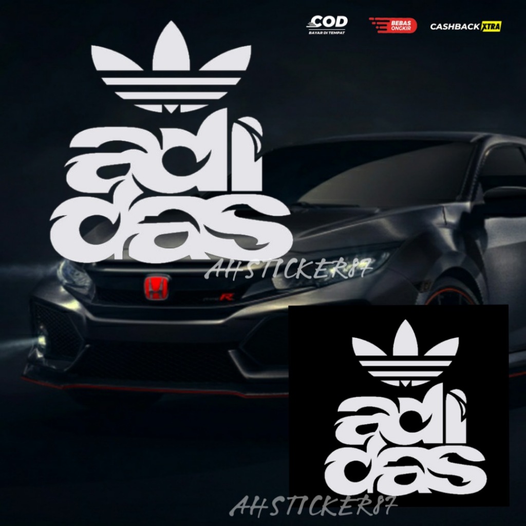 Cutting Stickers adidas Variations Of Glass Car body Stickers Car ...