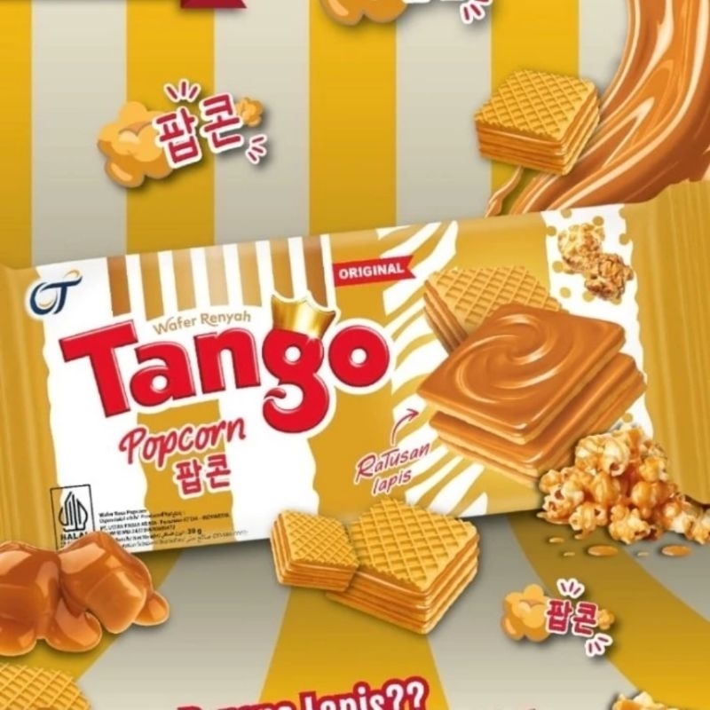 Wafer Tango Popcorn Limited Edition 110gr | Shopee Malaysia
