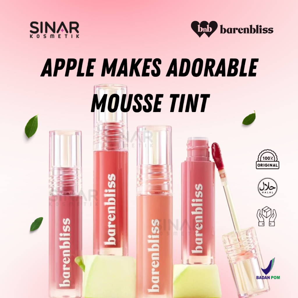 [NEW] Bnb barenbliss Apple Makes Adorable Mousse Tint | Shopee Malaysia