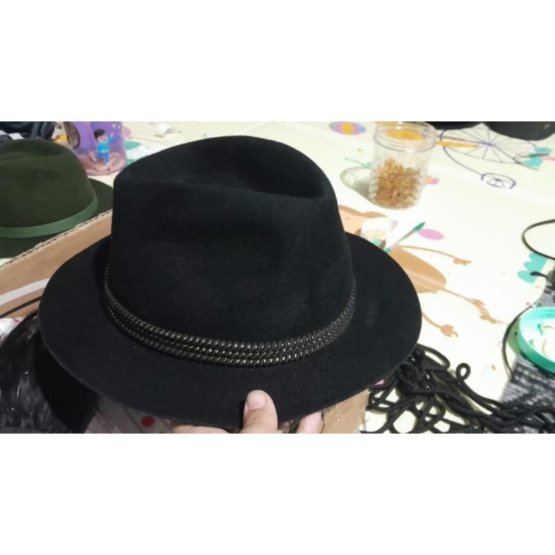 Laken Fedora Hat Imported 100% Wool, Fendora Hat, Laken Hat, Cowboy Hat ...