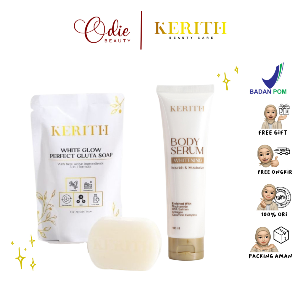 Body SERUM KERITH BODY LOTION WHITENING SALMON DNA SOAP KERITH WHITE ...