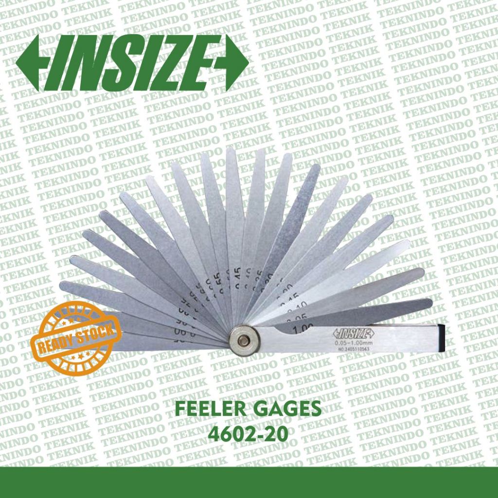 Insize Feeler Gages 4602-20 Length 100mm Original | Shopee Malaysia