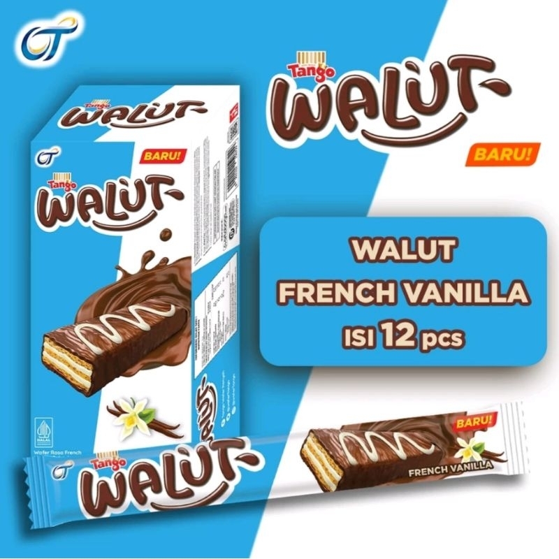 Tango Walut French Vanilla Wafer 12x15gr | Shopee Malaysia
