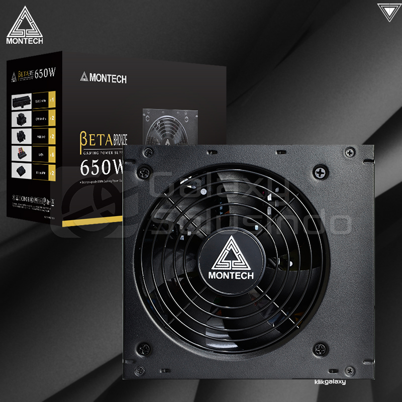 Montech Beta 650 650Watt 80 Plus Bronze Power Supply | Shopee Malaysia