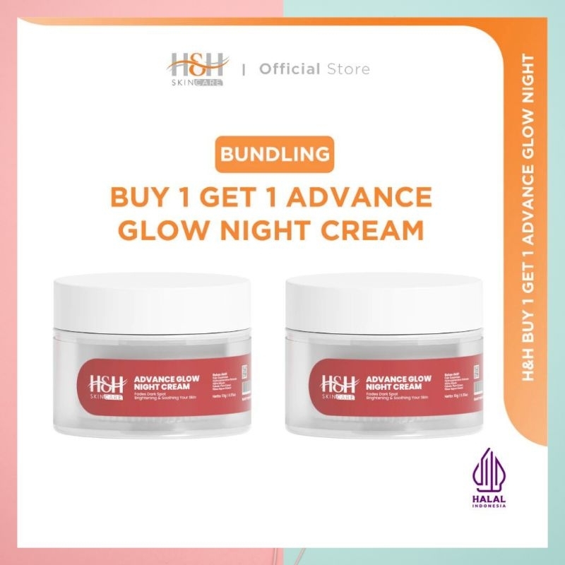 HITAM H&h Advance Glow Night Cream by dr. Kamila Jaidi | Dull Black ...
