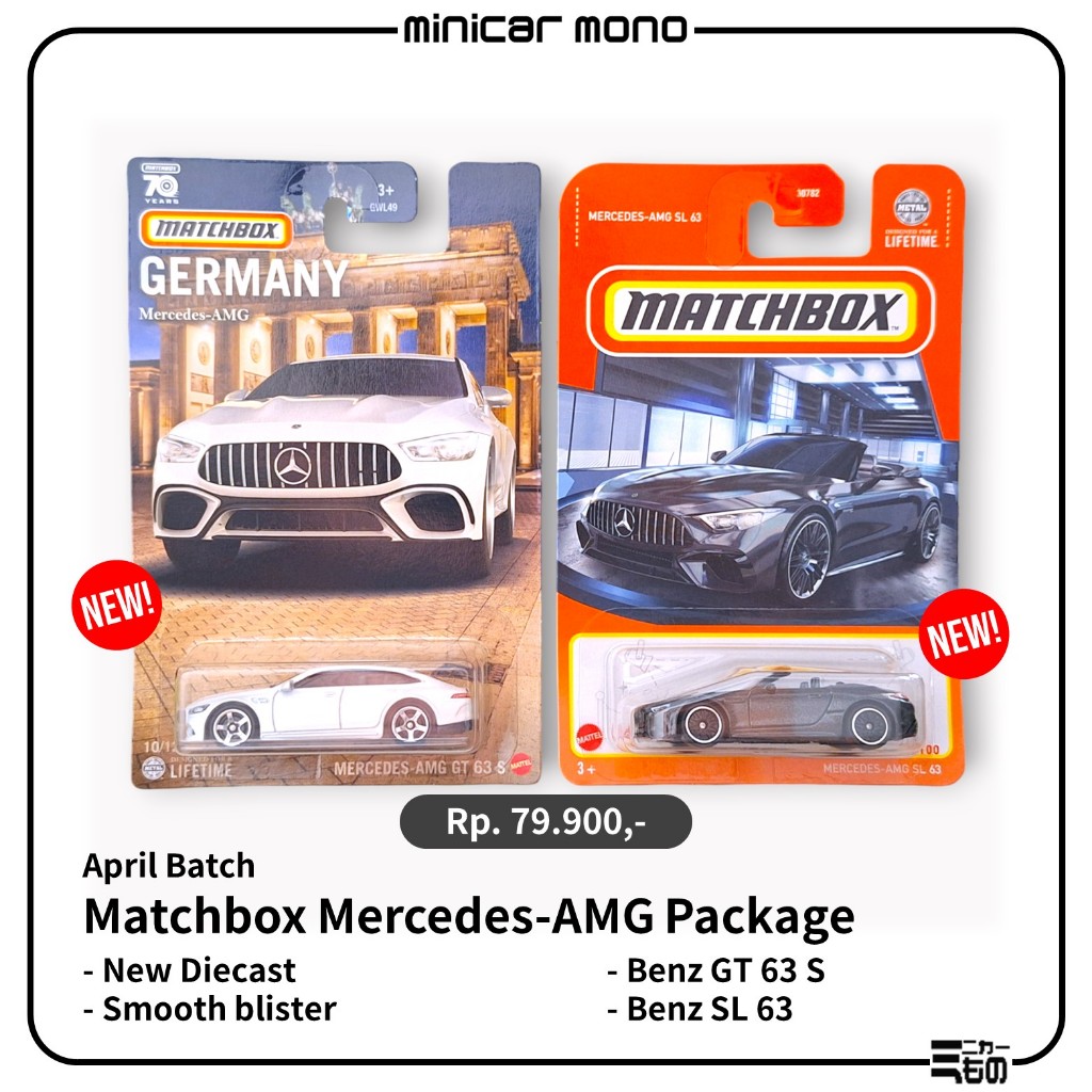 Mercedes Benz AMG Matchbox Diecast Package | Shopee Malaysia