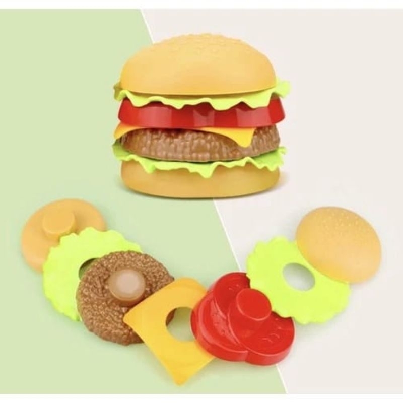 REPLIKA Toy Stacking Burger Stacking/Burger Replica Puzzle | Shopee ...
