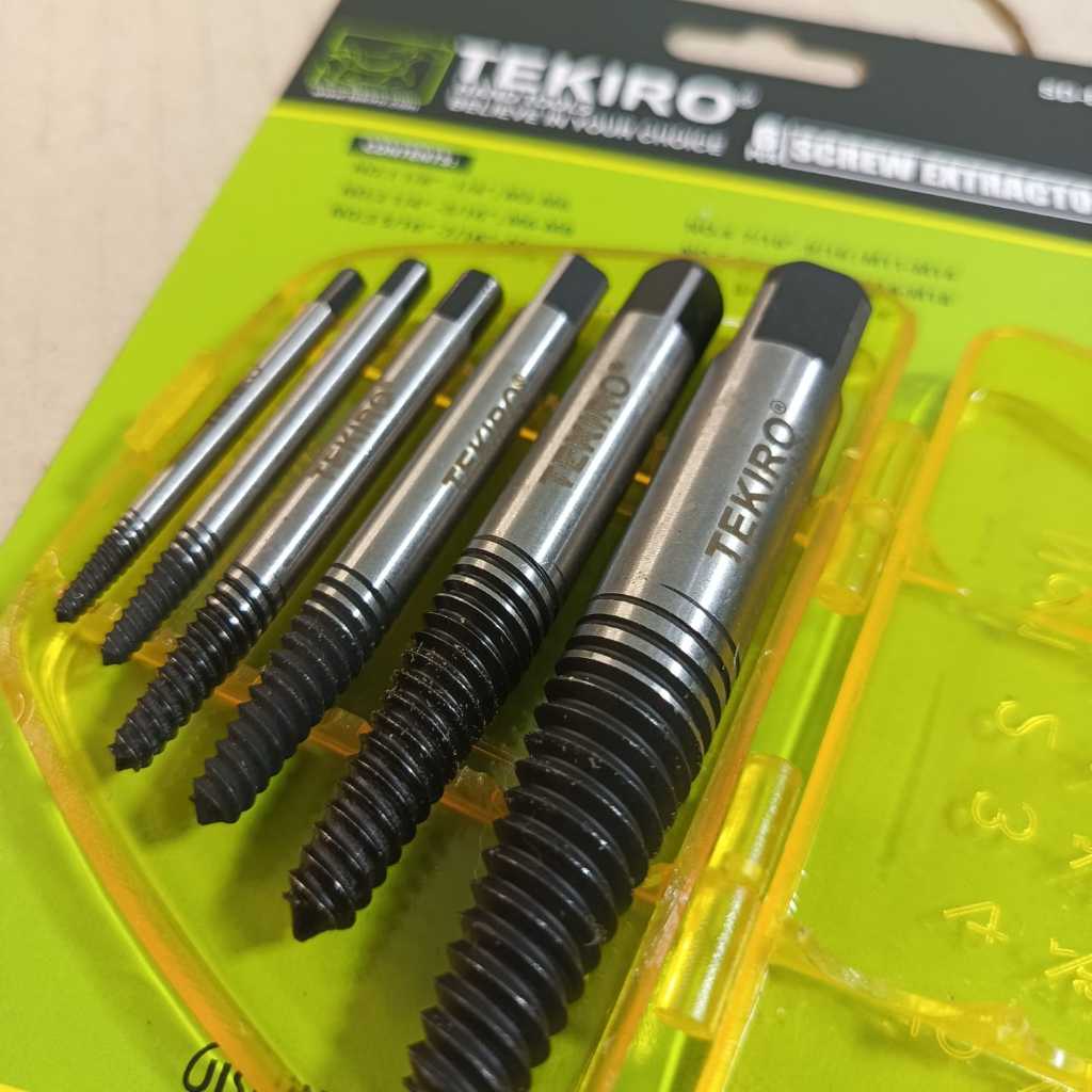 Tekiro Tap Back Set 6pcs Screw Extractor Set 6pcs | Shopee Malaysia