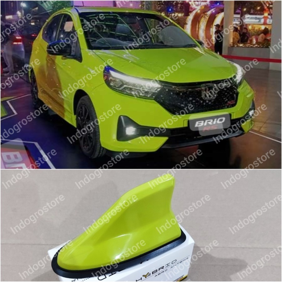 Shark Fin Antenna Shark Fin Electric Lime Honda All New Brio 2023 2024 ...