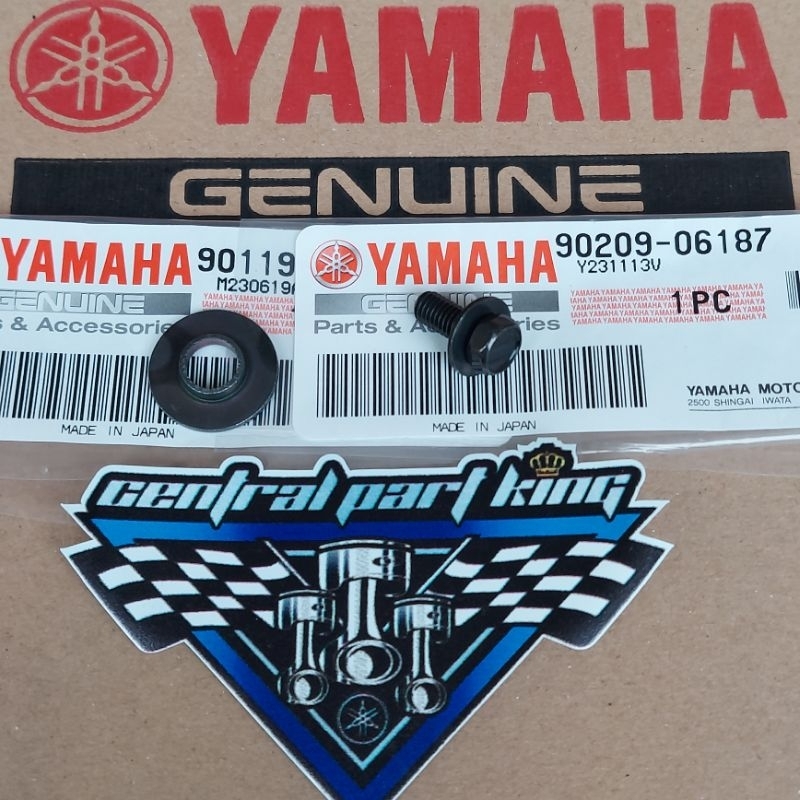 Swing ARM RXZ RUBBER BOLT AND WASHER ORIGINAL YAMAHA 90209-06187 ...