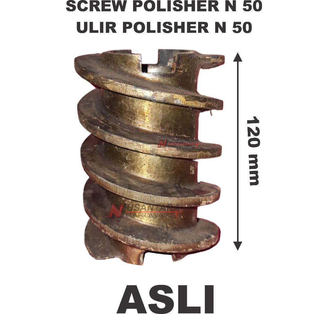 MESIN Thread polisher N50, screw rice milling, Thread For polisher ...