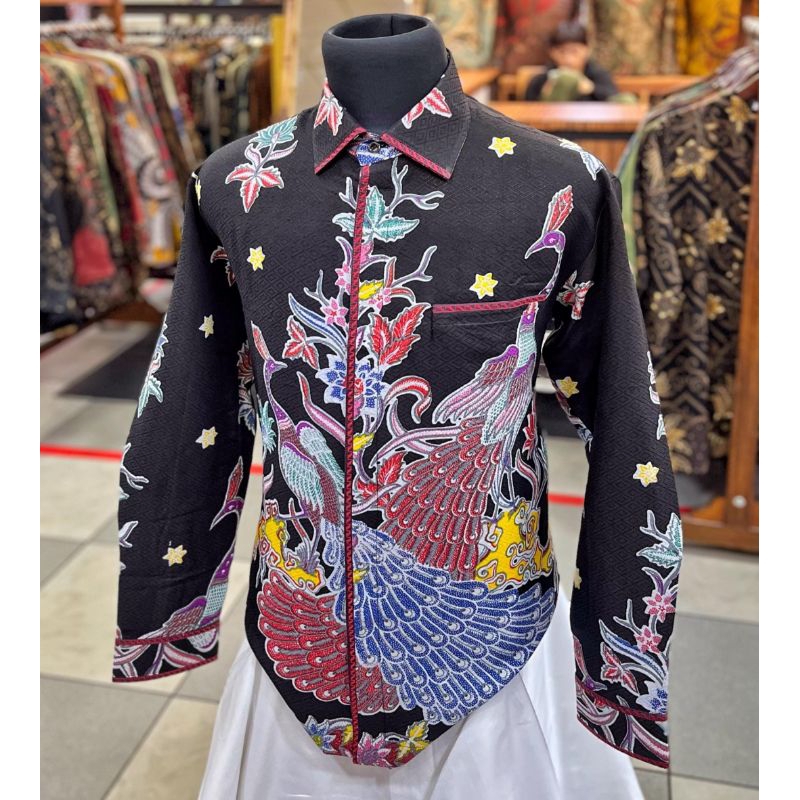 Premium Batik smock premium dobby silk,, Latest office Batik | Shopee ...