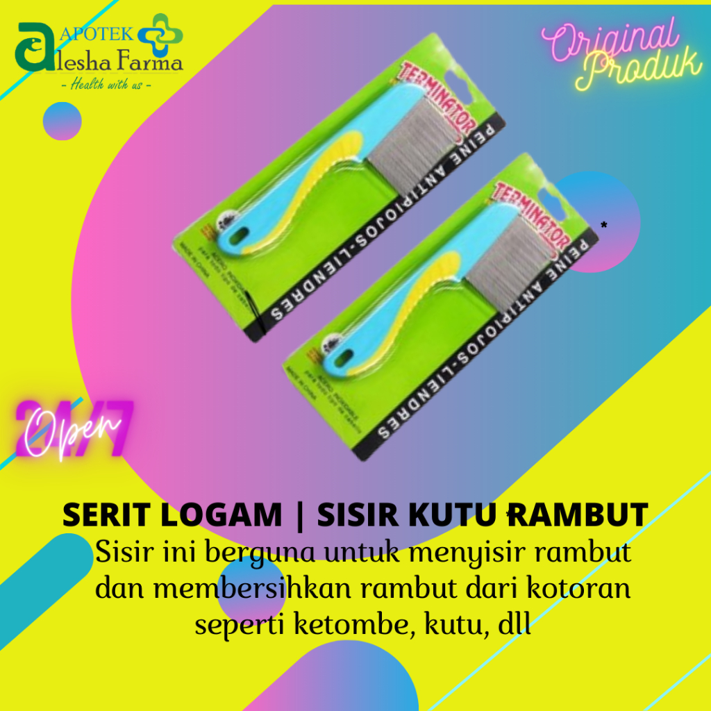 Terminator Hair Series | Metal Series | Dandruff Comb | Shopee Malaysia