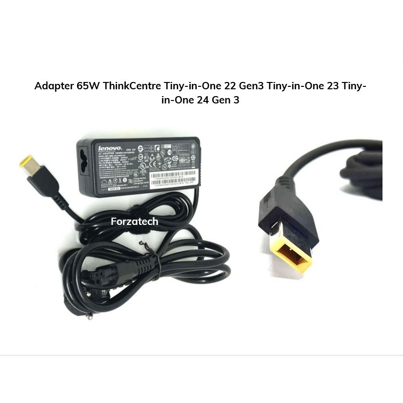 Adapter 65W ThinkCentre Tiny-in-One 22 Gen3 TIO 23 TIO Gen 3 New 3 ...
