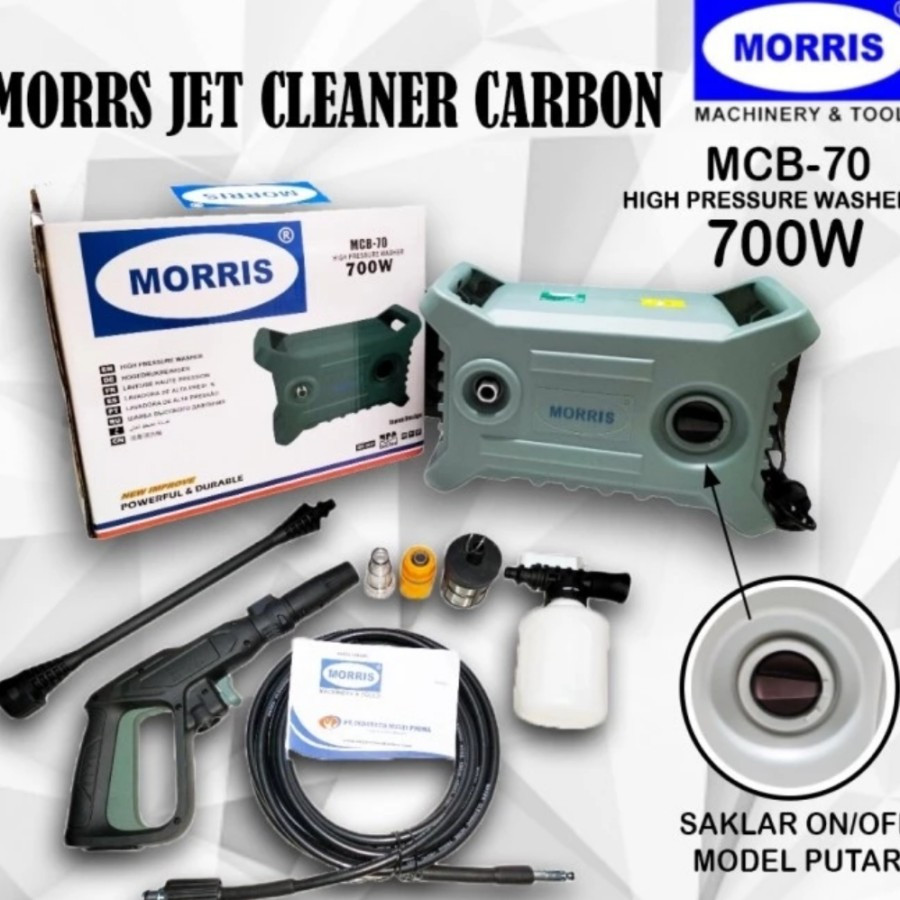 MESIN MORRIS MCB-70 high pressure jet cleaner MCB70 motorbike car ...