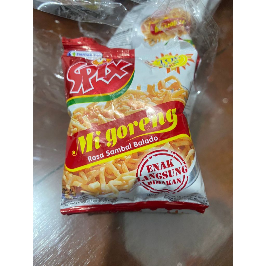 Spix Snack Fried Noodles 1 Pack 20 Packs 9Gram | Shopee Malaysia