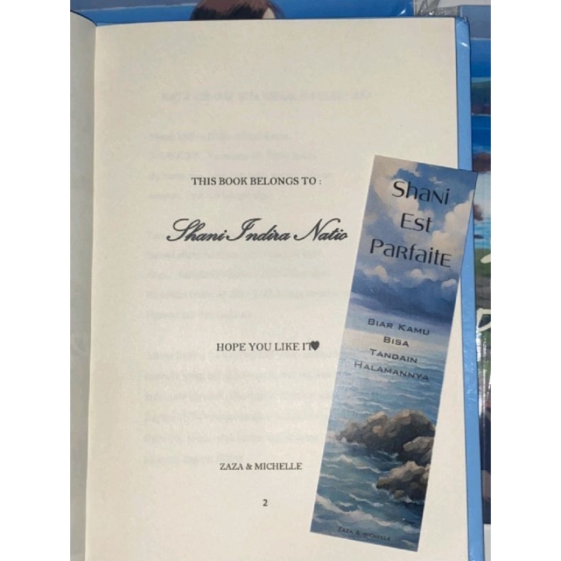 Ptint Cerak Custom Novel Border, Bookmatk Nove, Novell aesthetic Marker ...