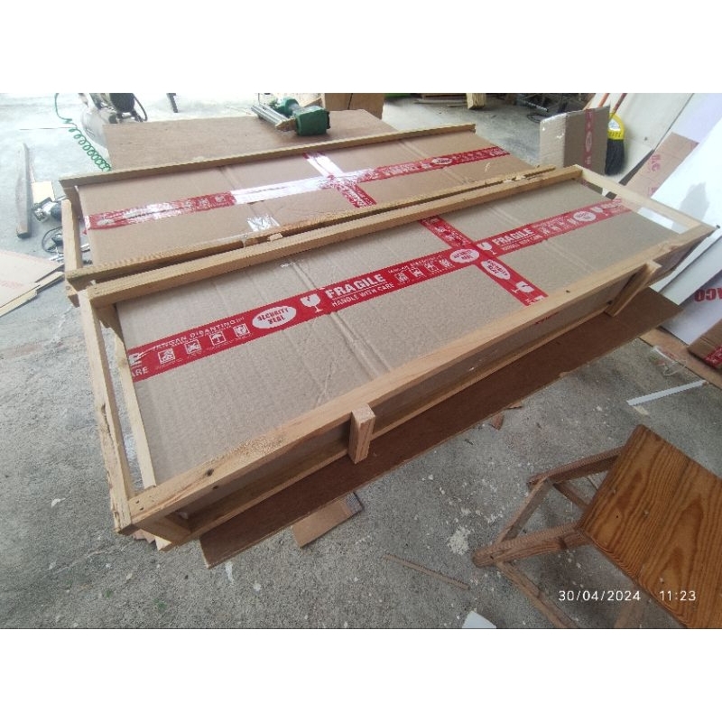 KAYU Cardboard & wood packaging (safer) | Shopee Malaysia