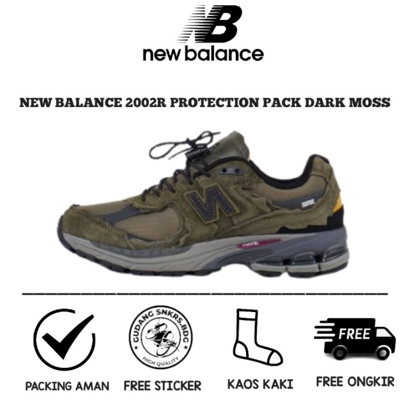 (Warehousesnkrs) Nb 2002R Protection Pack Dark Moss | Shopee Malaysia