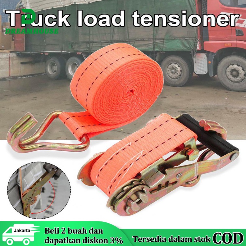 Art I92J RACHET TIE DOWN 5cmx8meter KREK SOUND CARGO LASHING System ...