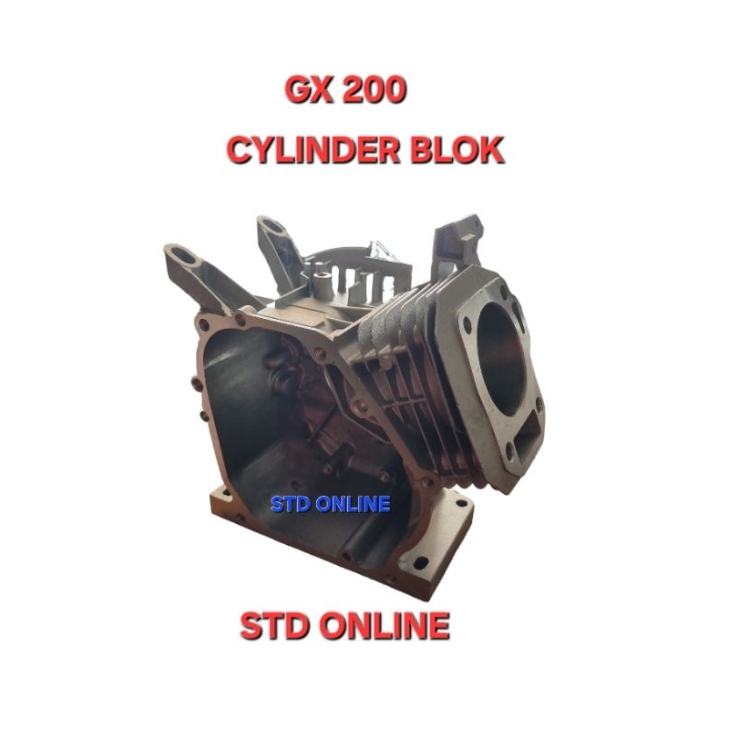 MESIN GX200 ENGINE BLOCK CYLINDER ENGINE BLOCK GX 200 CRANKCASE BLOCK ...
