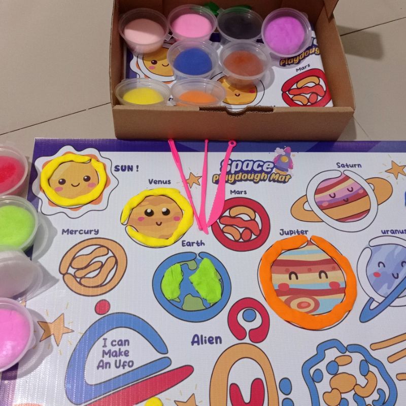 Joykids.id Playdough Mat, Clay Mat, Clay Play Mat, Playdough Play Mat ...