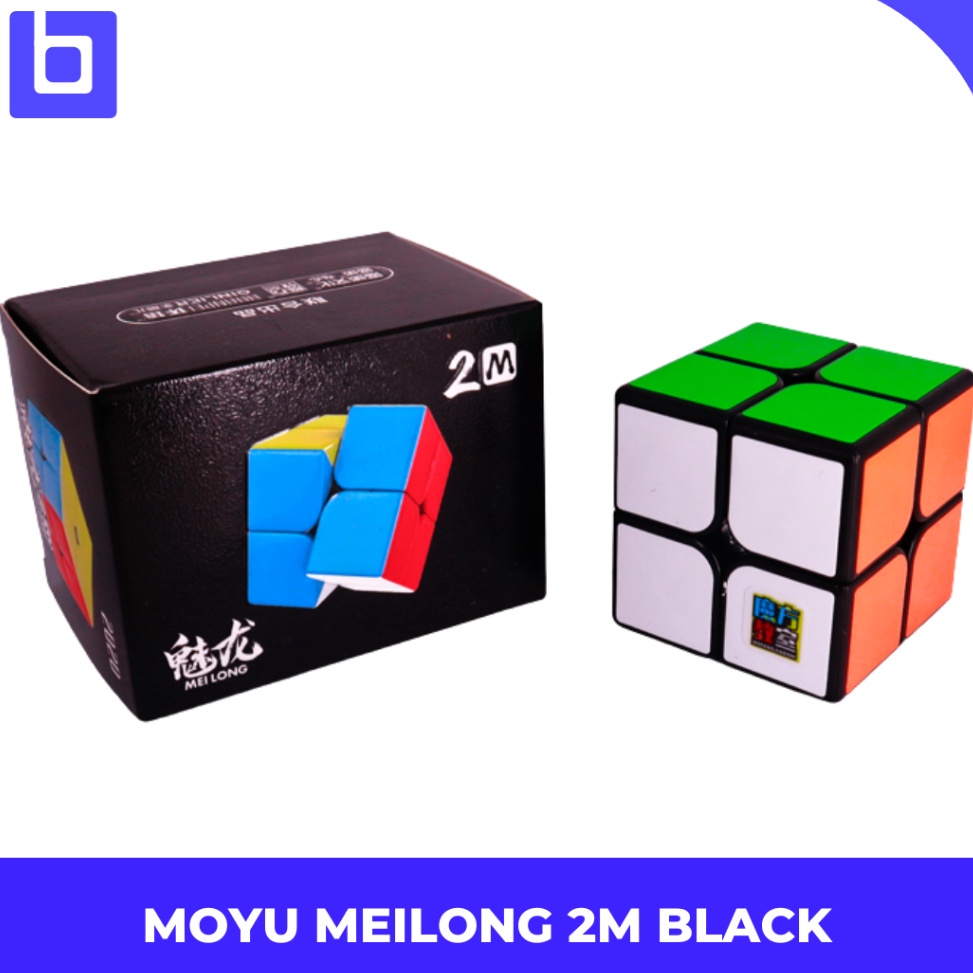 Og Rubik 2x2 Moyu Meilong 2M 2x2 Magnetic Original Black Base | Shopee ...