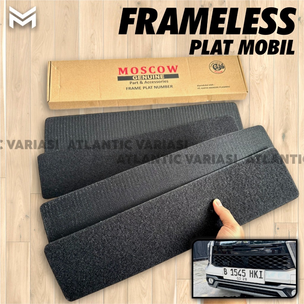 Frameless PLATE Seat SET/Car PLATE Holder Car Number FRAME Holder ...