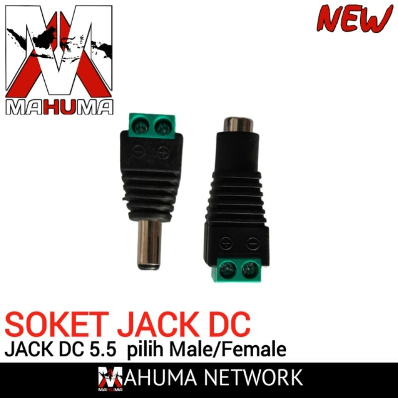 Jack Socket DC Socket Connector Bolt Adapter Male Female CCTV Power ...