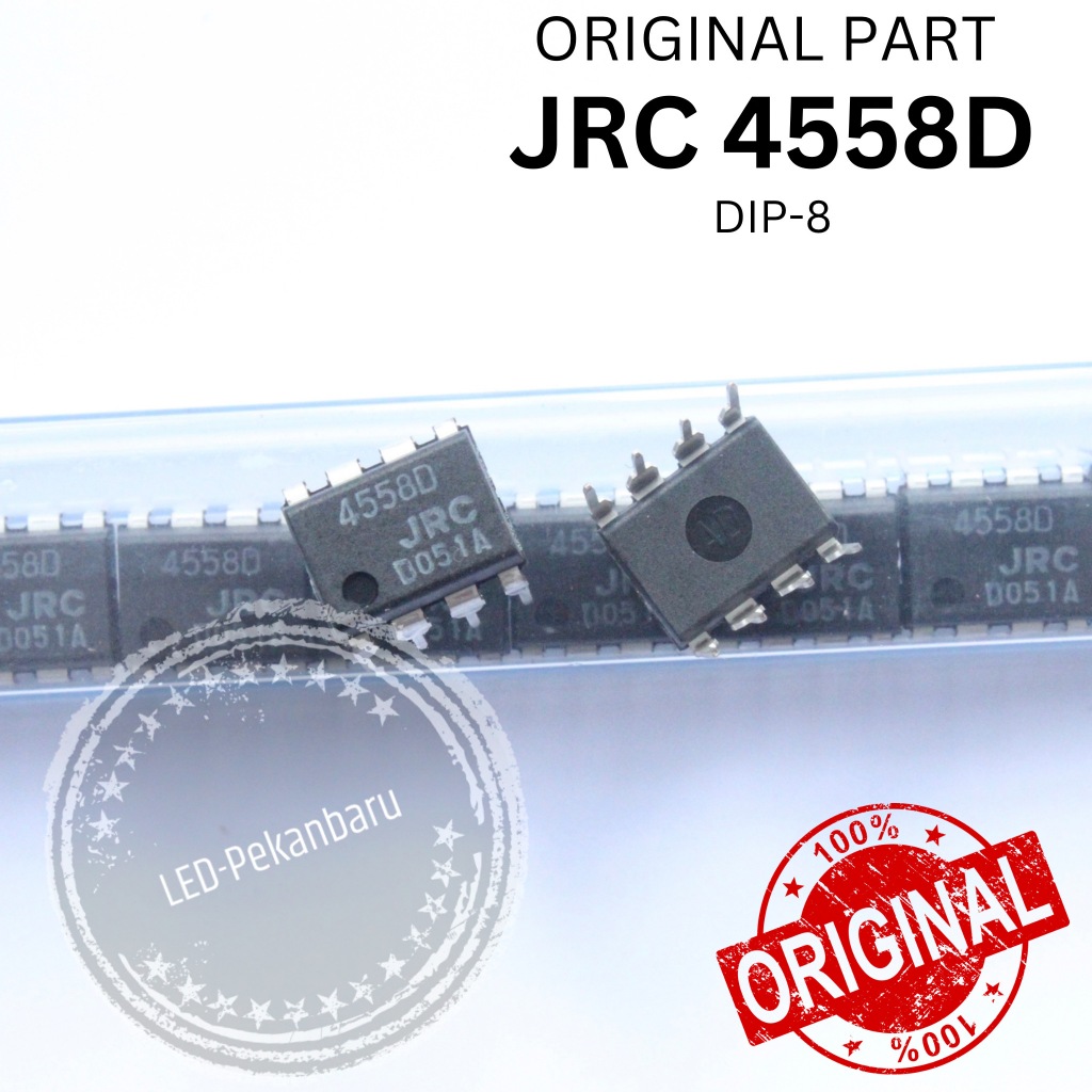 Original IC NJM4558D JRC 4558D JRC4558D DIP-8 NJM4558 4558 JRC4558 AMPLIFIER | Shopee Malaysia