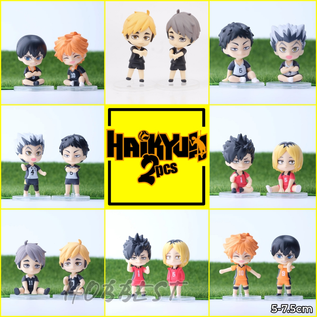 Haikyuu Action Figure set of 2 pcs - Volleyball Player Haikyu Kageyama ...