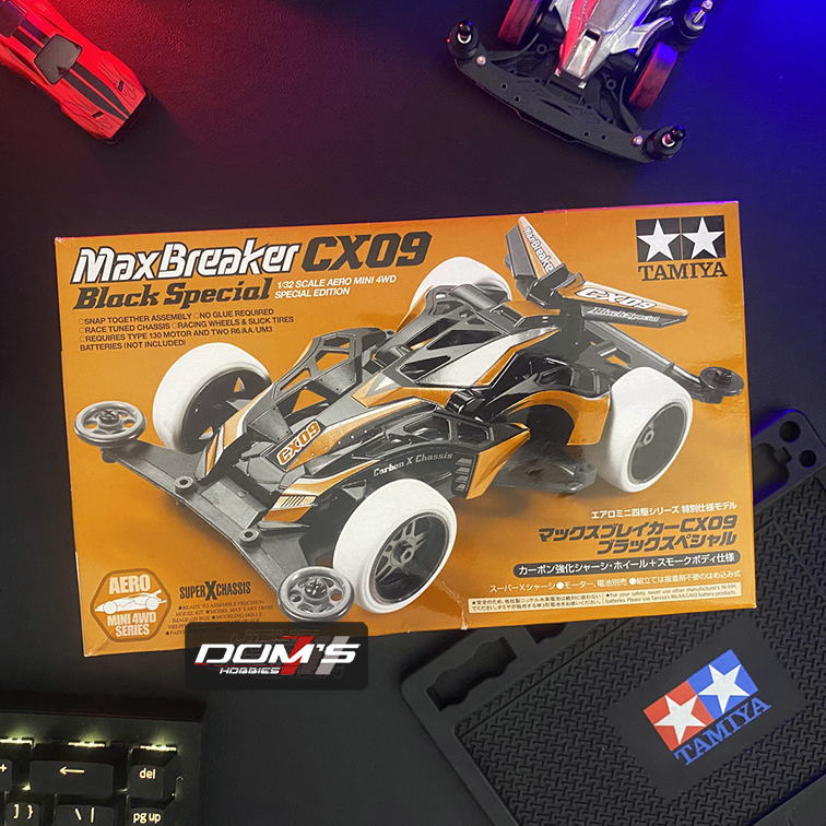 Tamiya 95294 MAX BREAKER CX09 BLACK SPECIAL - SUPER X CHASSIS - 90% BOX ...