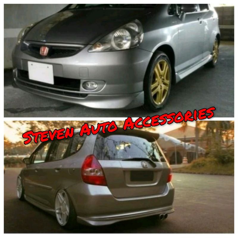 Honda jazz gd3 Bodykit 2003 2004 2005 2006 Vtech model | Vtec | Shopee ...