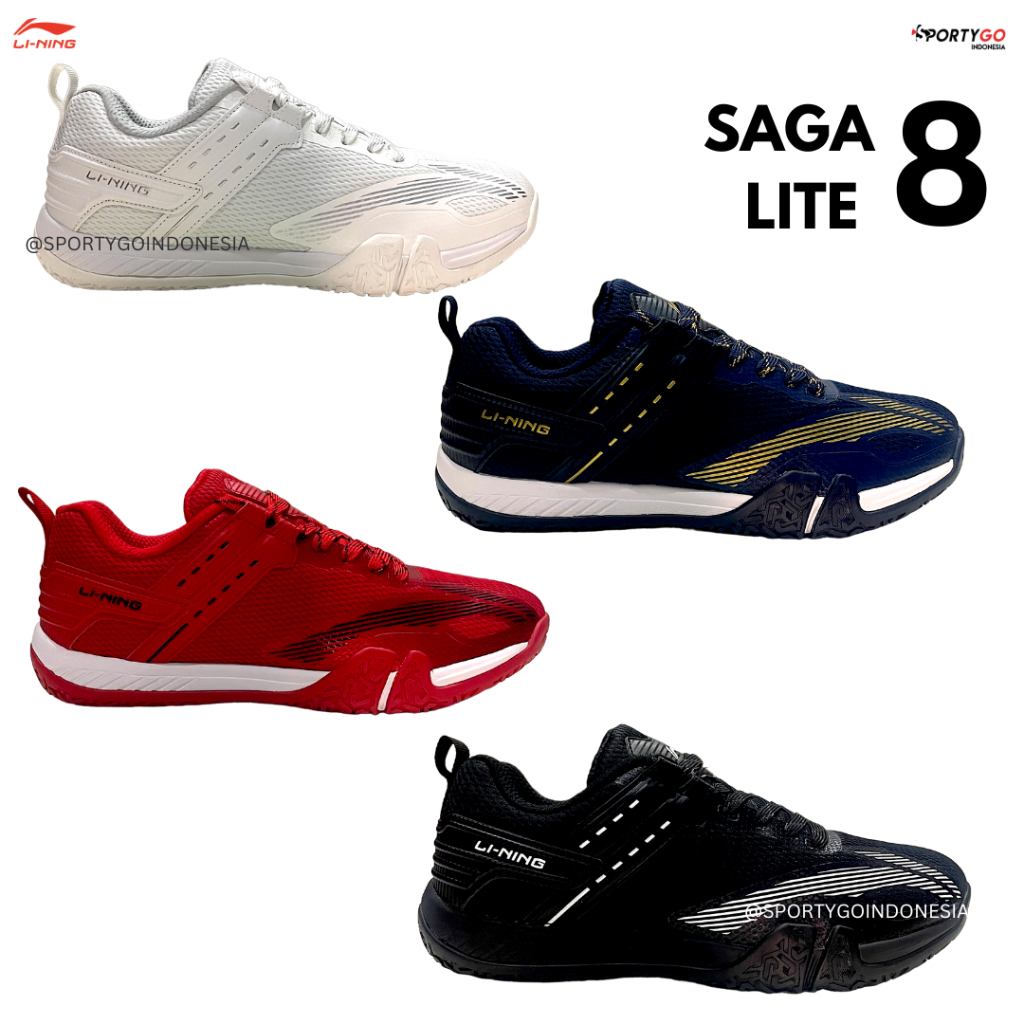 Original LI NING SAGA LITE 8 BADMINTON SHOES | Shopee Malaysia
