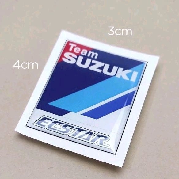 Suzuki TEAM ECSTAR resin sticker emblem | Shopee Malaysia