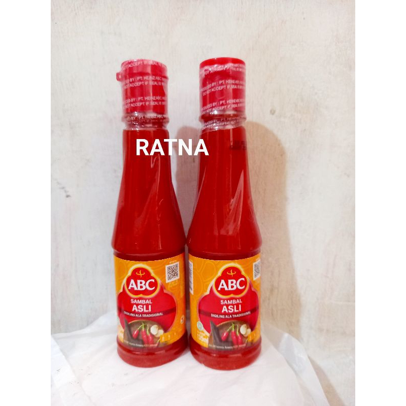 Abc ORIGINAL SPICY SAUCE SAMBAL BOTTLE 135ml | Shopee Malaysia