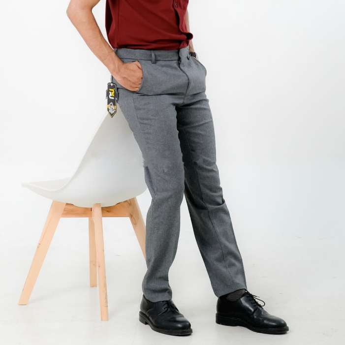 Slimfit Men's Formal Office Pants Basic Material WOLL Fabric/Formal ...