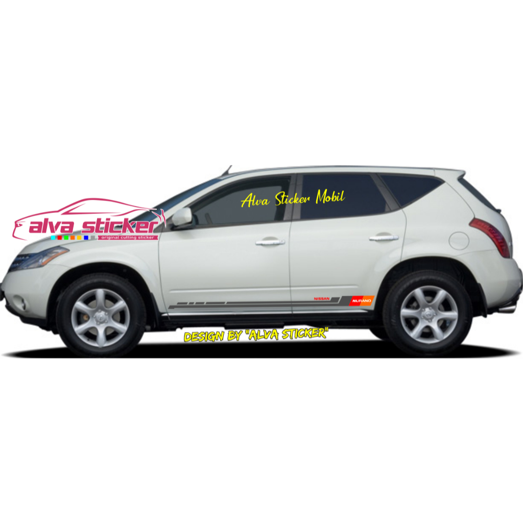 Sticker murano sticker murano list stripe minimalist Car body nissan ...