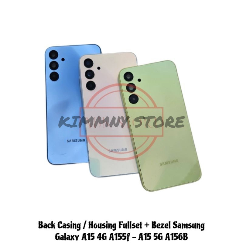 Casing Case Housing Fullset Backdoor Bezzel Samsung Galaxy A15 4G A155F ...