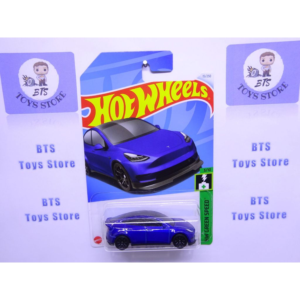 Hot Wheels Tesla Model Y Blue | Shopee Malaysia