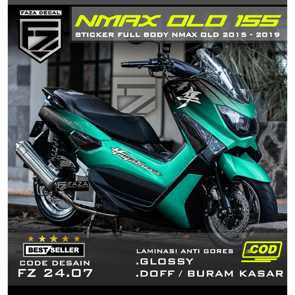Newest Hayabusa Gradation Nmax old full body Sticker Decal - Nmax 155 ...