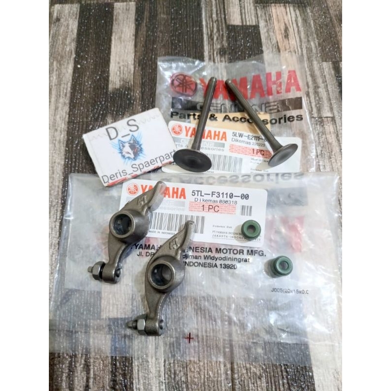Valve trigger set valve umbrella valve seal old mio sporty smile soul ...