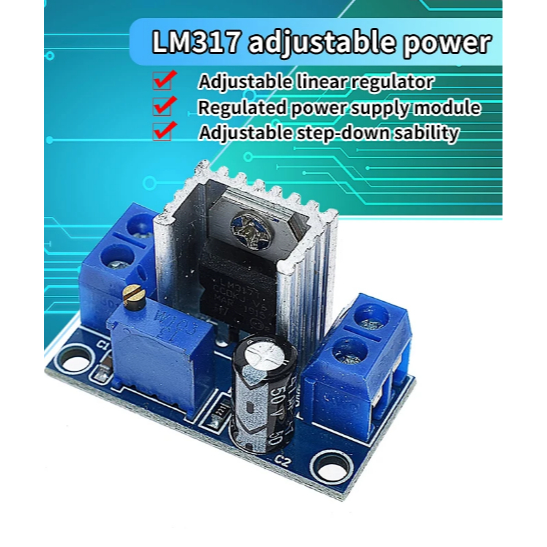 Module LM317 LM317 Power Supply Step down Buck Converter DC TO DC Adjustable Linear Regulator ...