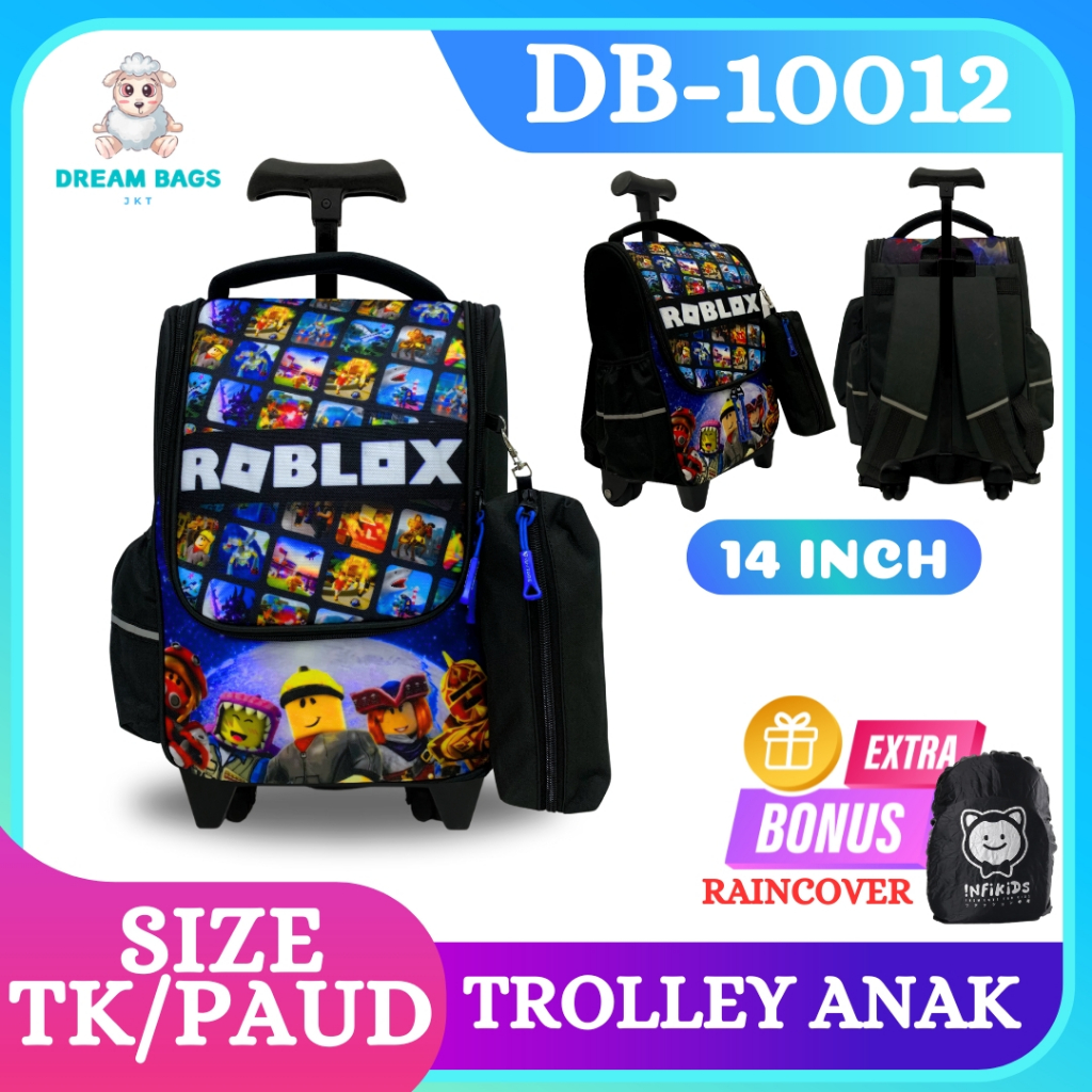Roblox Character Kindergarten and Early Childhood School Trolley Bag ...
