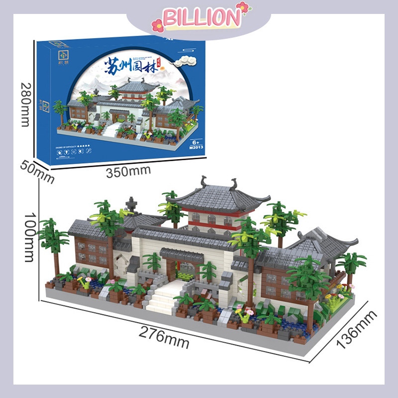 Billion Building Block Chinese Chinese Garden Architecture Nano Chinese ...