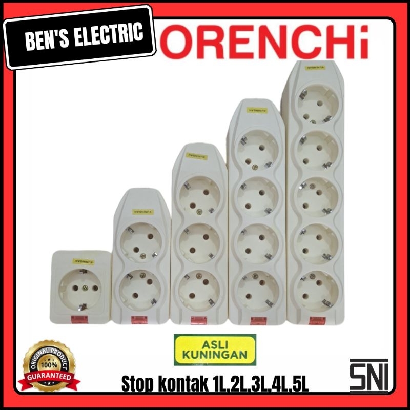 Orenchi ground socket + indicator light 1L, 2L, 3L, 4L, 5L | Shopee Malaysia