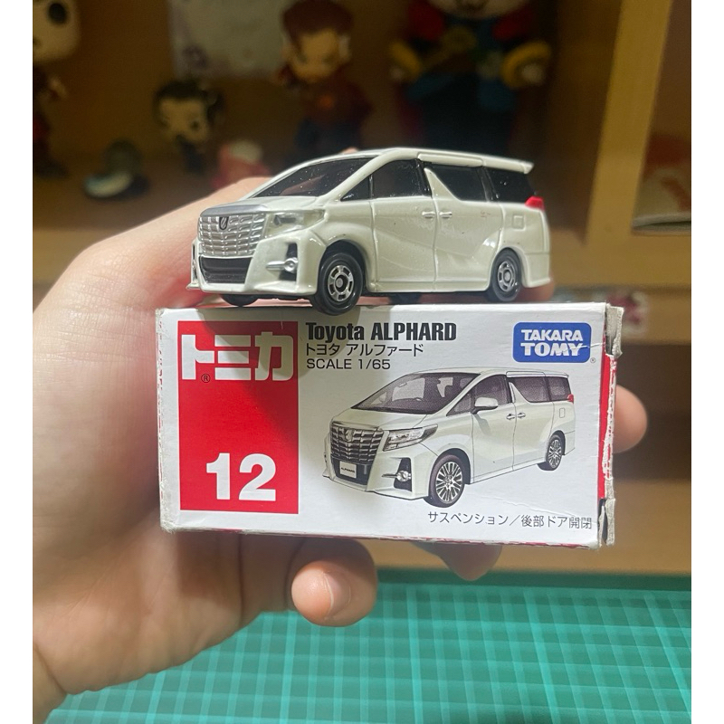PUTIH Miniature Toy Car Vehicle amodel Diecast Takara Tomy Tomika No.12 Toyota Alphard Scale 1/ ...