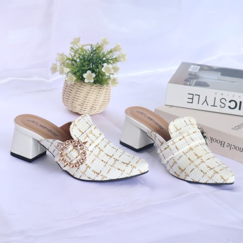 HMF Vuliooda Women's 5 cm Mules Shoes AM20 | Shopee Malaysia